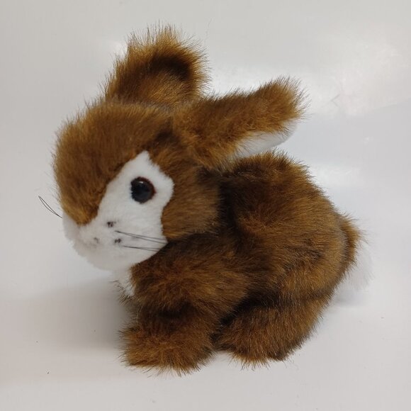 Unbranded | Toys | Vintage Plush Bunny Rabbit Brown White Stuffed ...